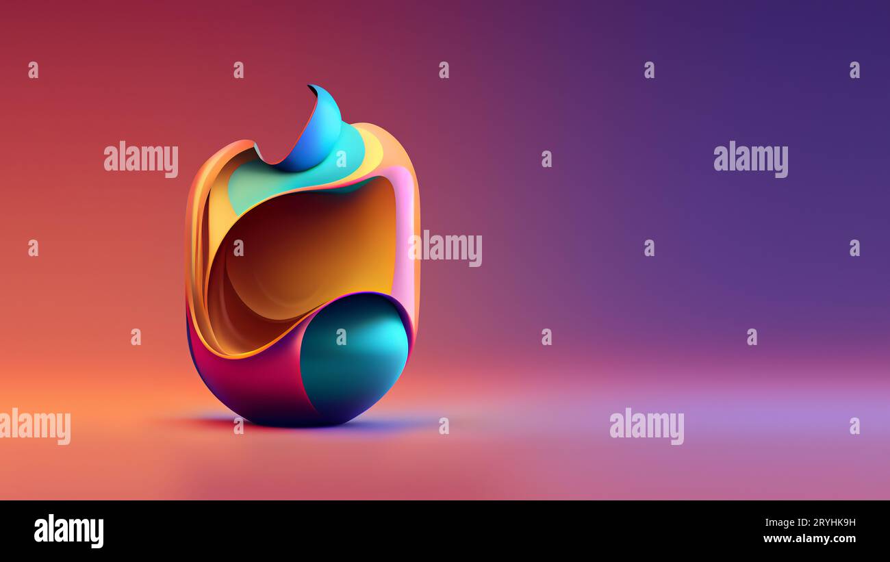 Geometric apple hi-res stock photography and images - Alamy