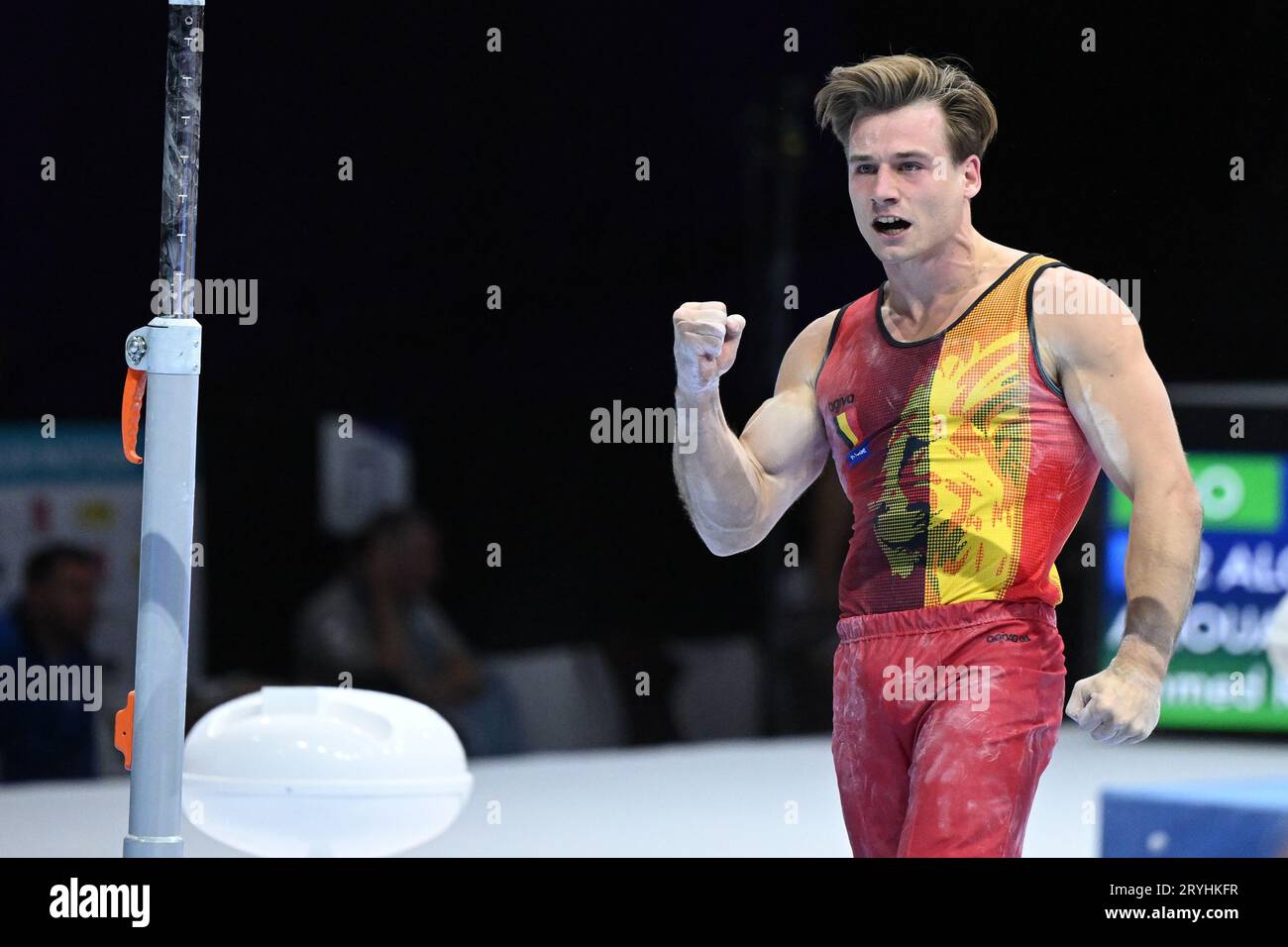 Antwerp, Belgium. 30th Sep, 2023. VAN DEN KEYBUS Luka (BEL) parallel ...