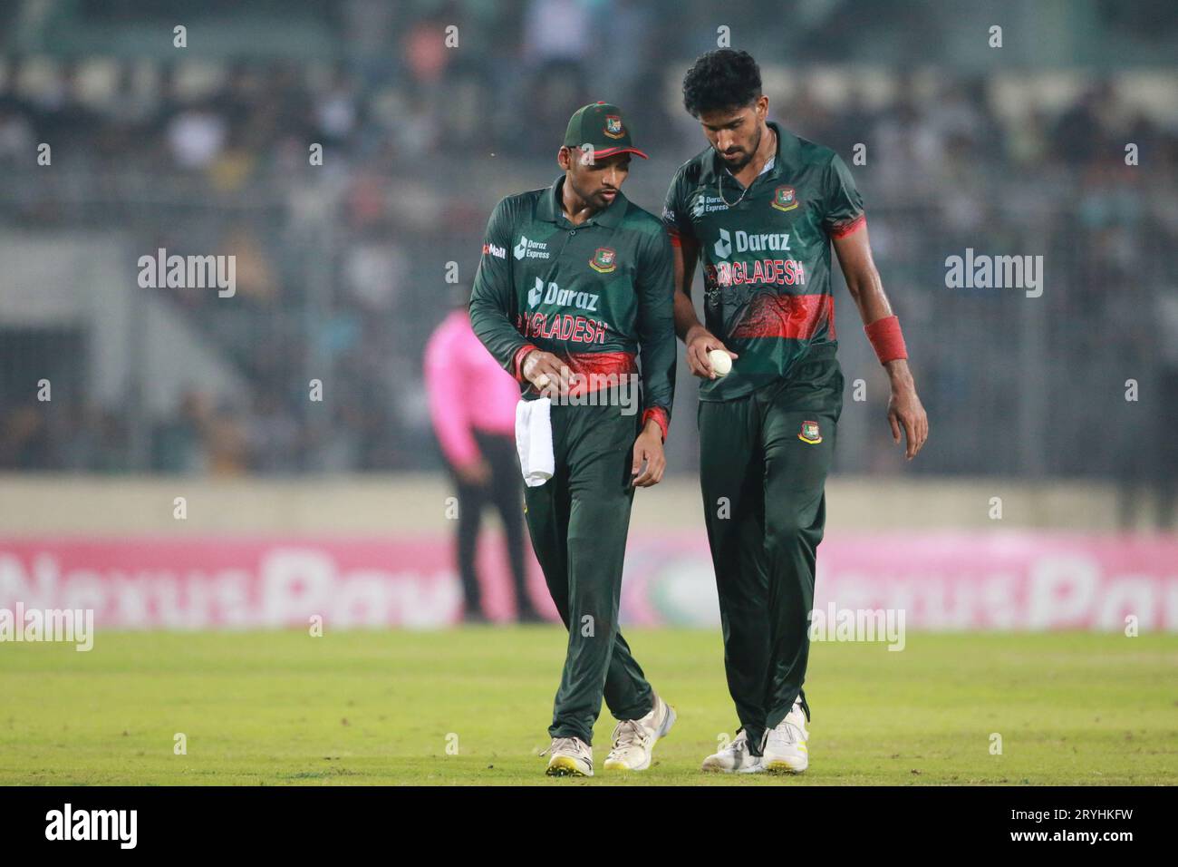 Nazmul Hasan Shanto and Syed Khaled Ahmed Bangladesh and New Zealand 3rd ODI match of three ...