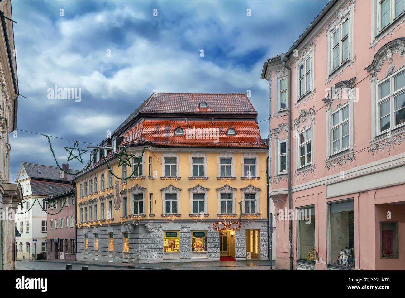 Street in Eichstatt, Germany Stock Photo - Alamy