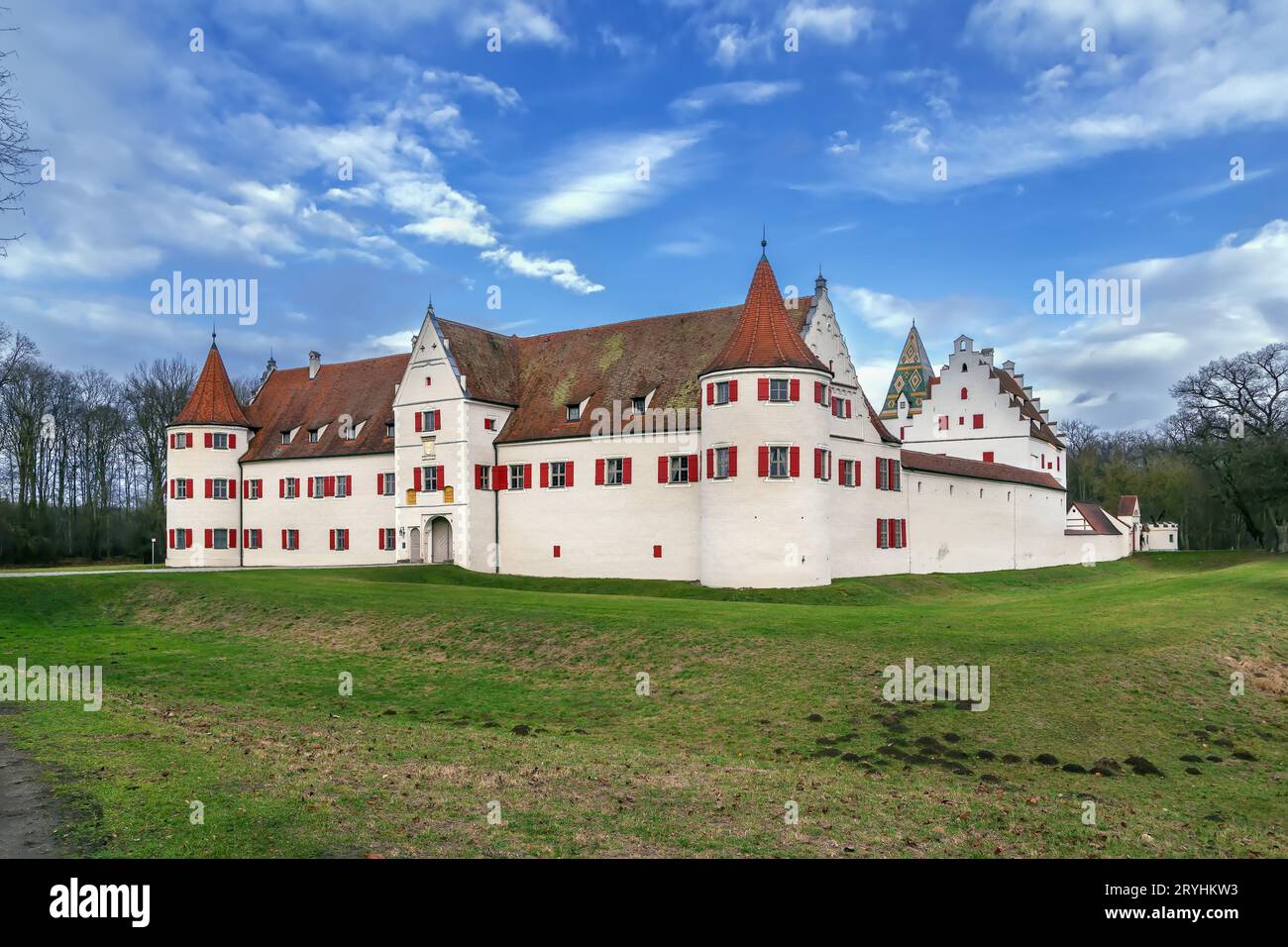 Hunting Castle Grunau, Germany Stock Photo - Alamy
