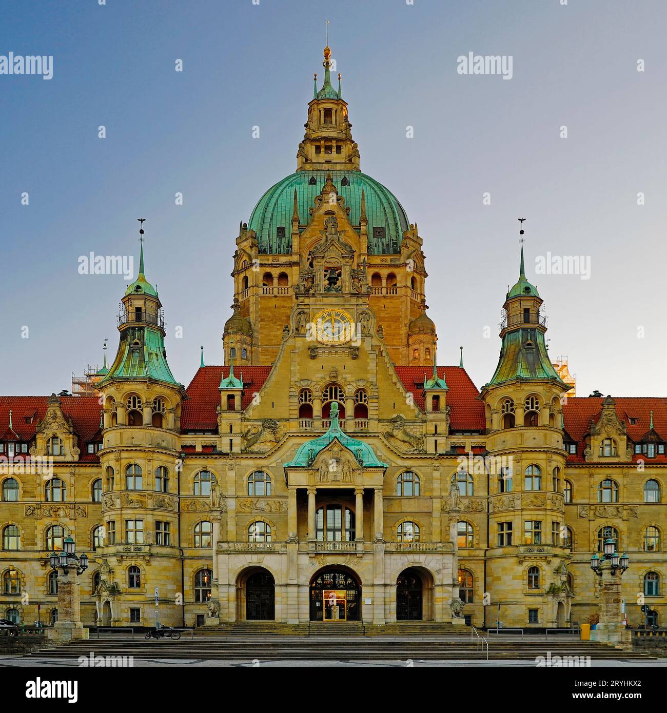 New Town Hall, Wilhelminian, palace-like magnificent building in ...