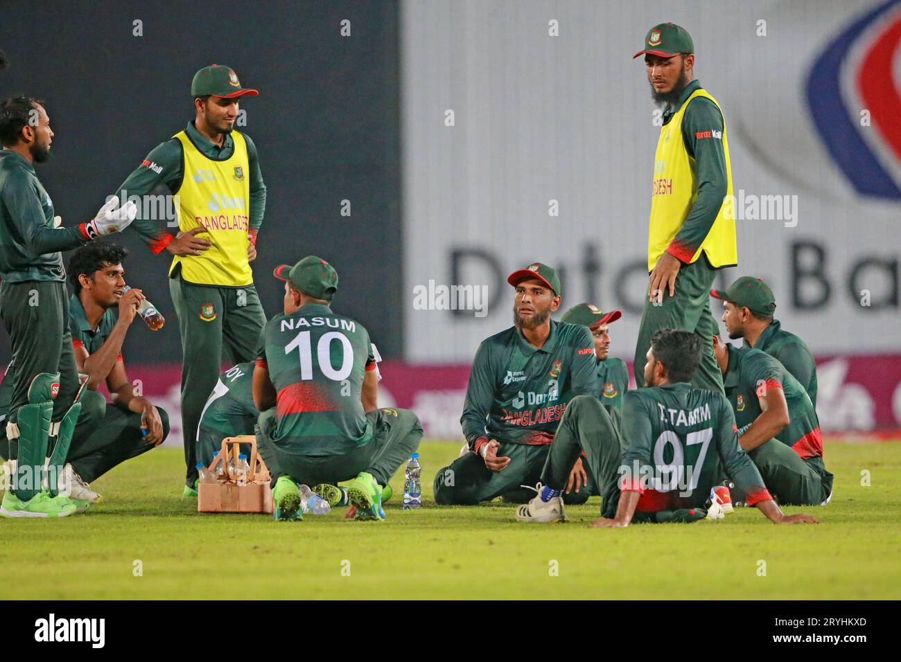 Bangladesh and New Zealand 3rd ODI match of three match series at Sher ...