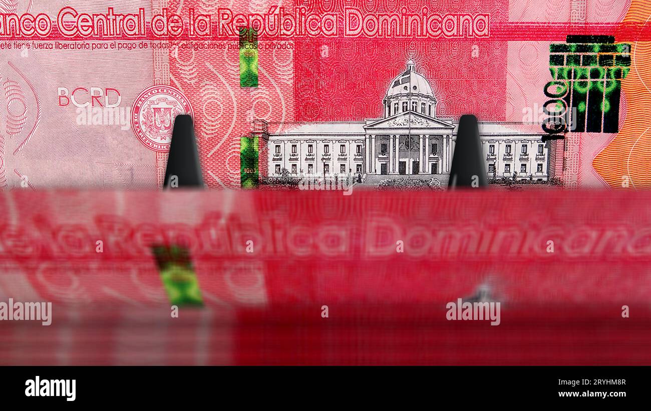 Dominican money Dominican Republic Peso money pack 3d illustration ...