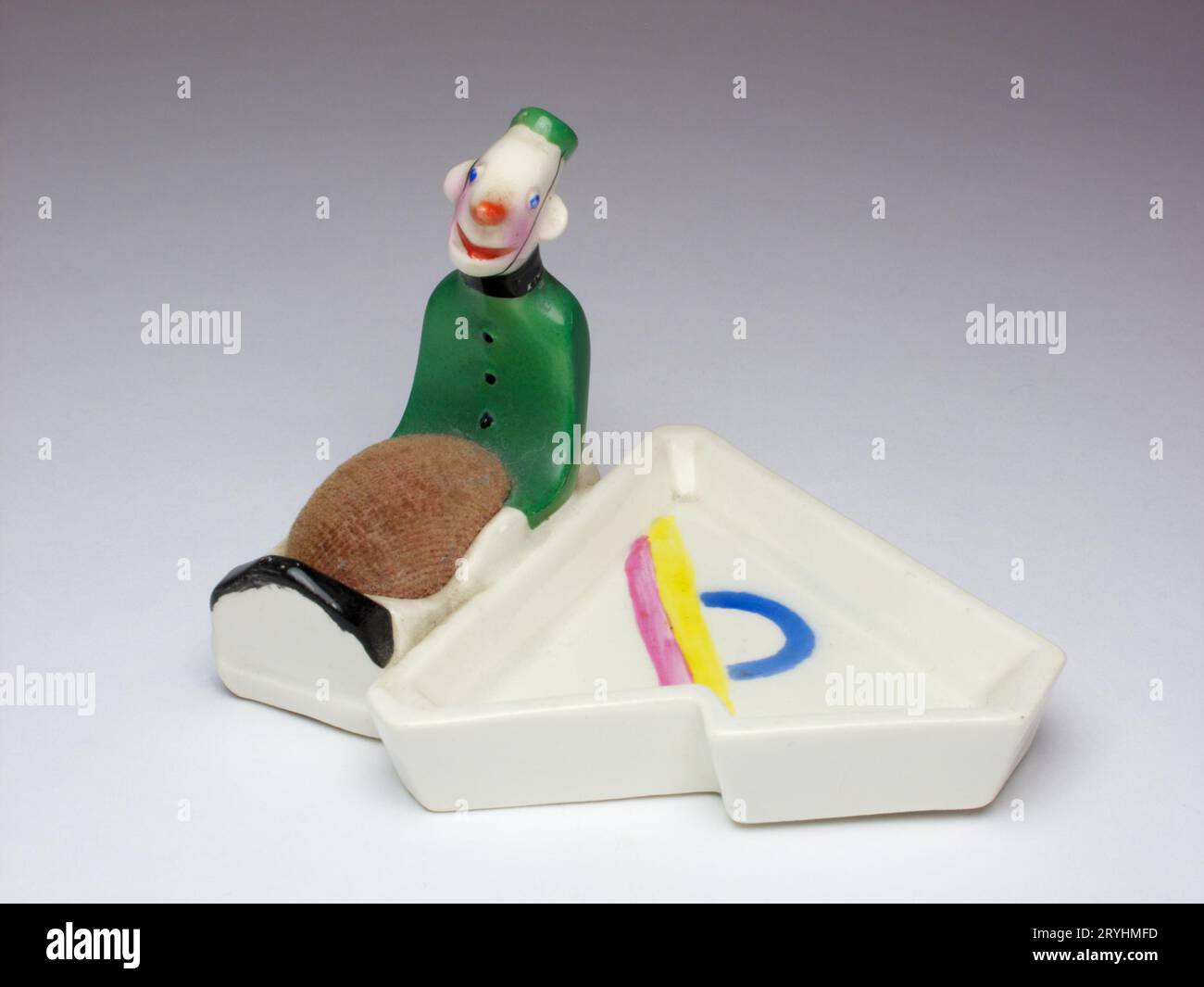 Goebel Art Deco porcelain bell boy pin cushion tray, made circa 1930 ...