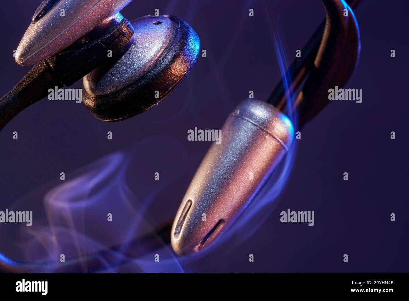 Electric wire and smoke is meant to symbolize blown insulation or ...