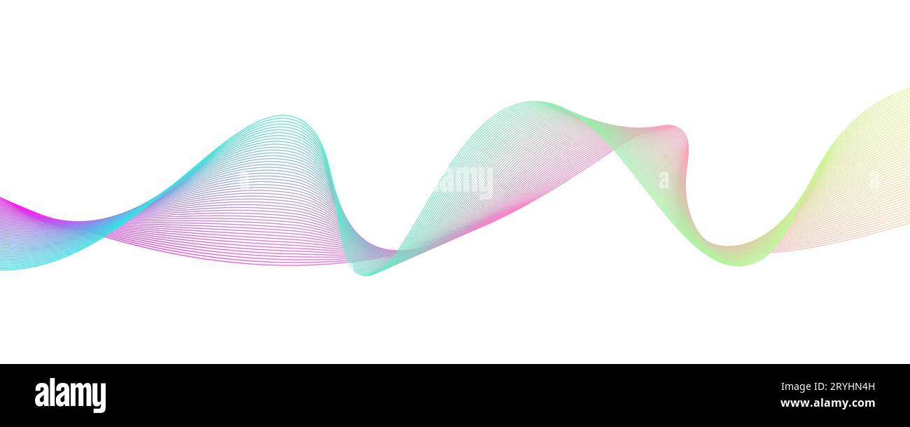 colorful motion sound wave. abstract background. Vector illustration ...