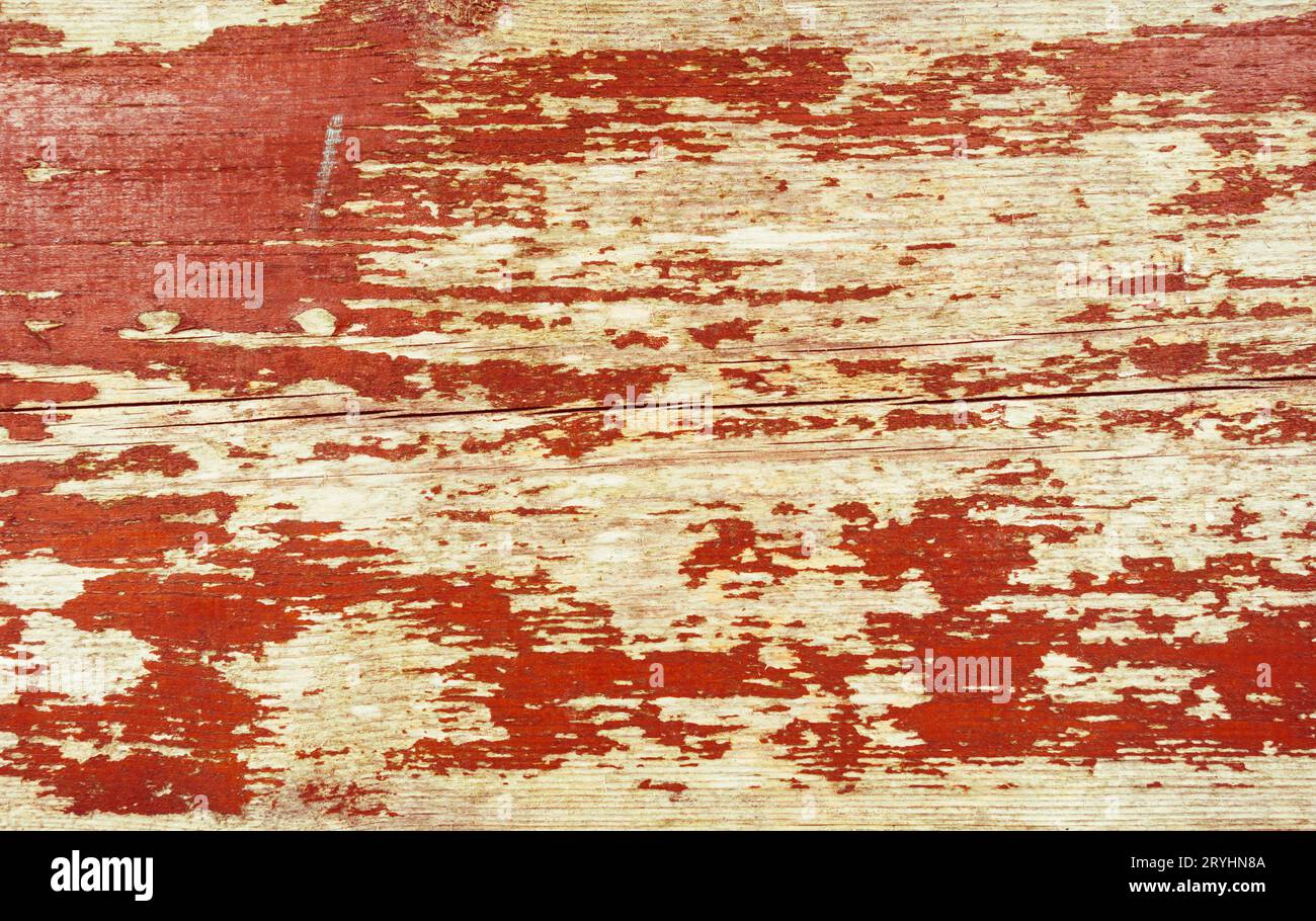 Old red painted wood texture Stock Photo - Alamy