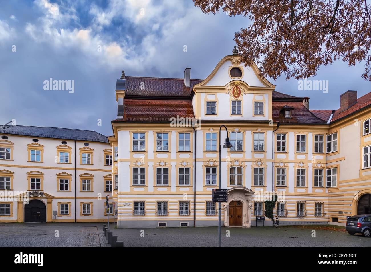Square in Eichstatt, Germany Stock Photo - Alamy