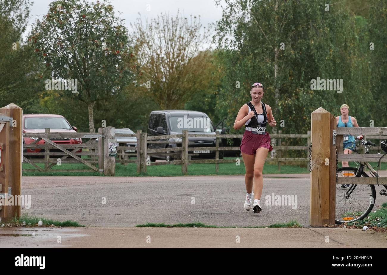 Abbie Sumner, a Runner in the Leicester Half Marathon 2023 going ...