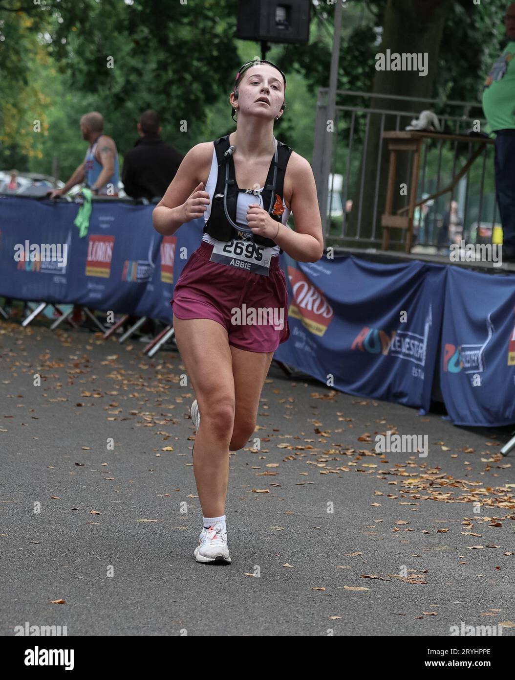 Abbie Sumner, a medical student in Leicester, in the Leicester Half ...