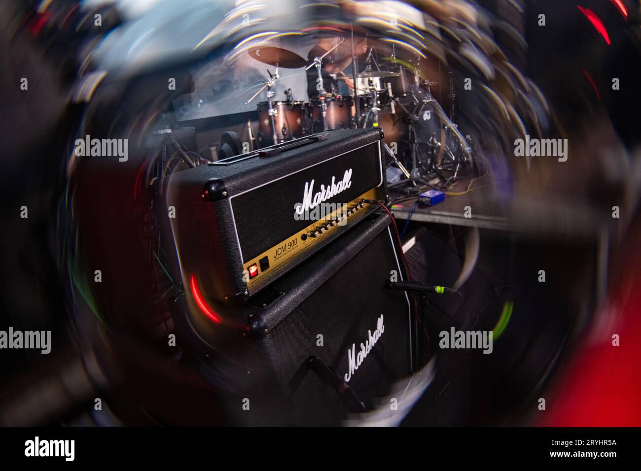 Marshall stage guitar amplifier hi-res stock photography and images - Alamy