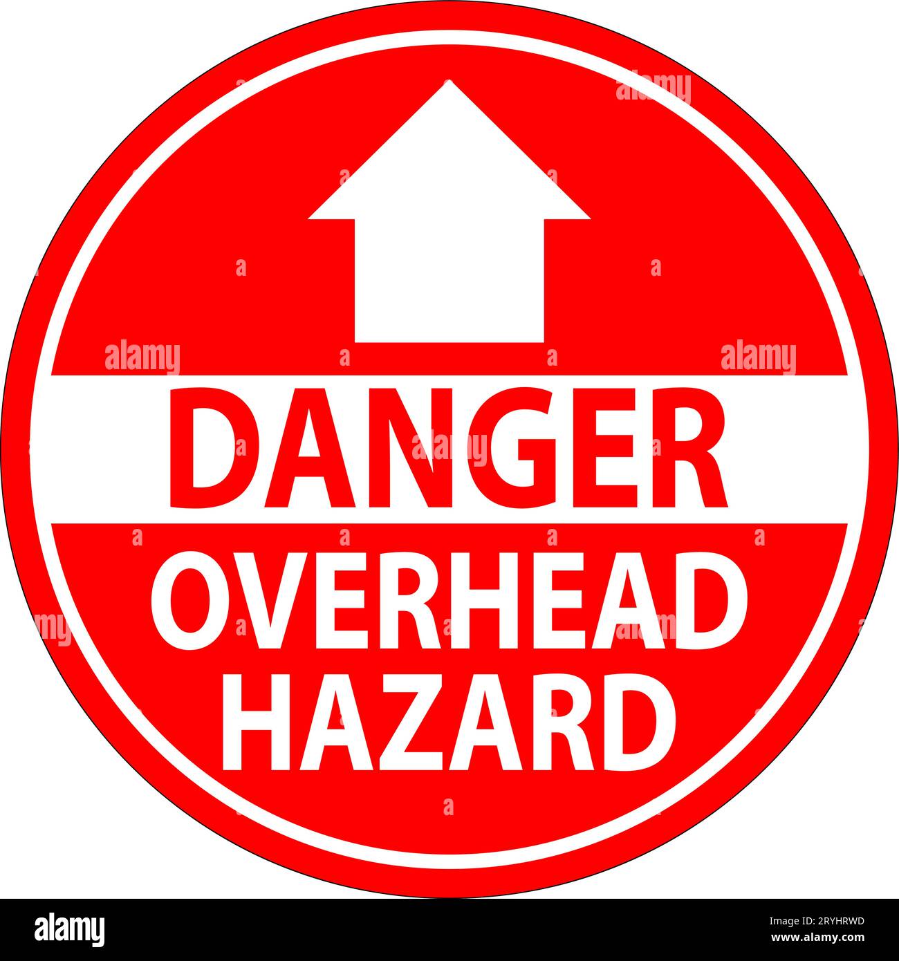 Danger Sign Overhead Hazard Stock Vector Image & Art - Alamy Danger Sign Overhead Hazard Stock Vector Image & Art - Alamy