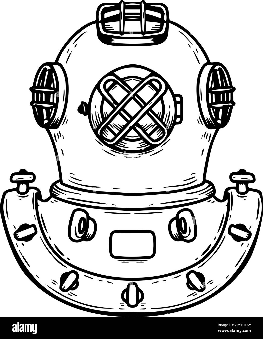 Diver Squeezed Into Helmet at Tracy Macias blog