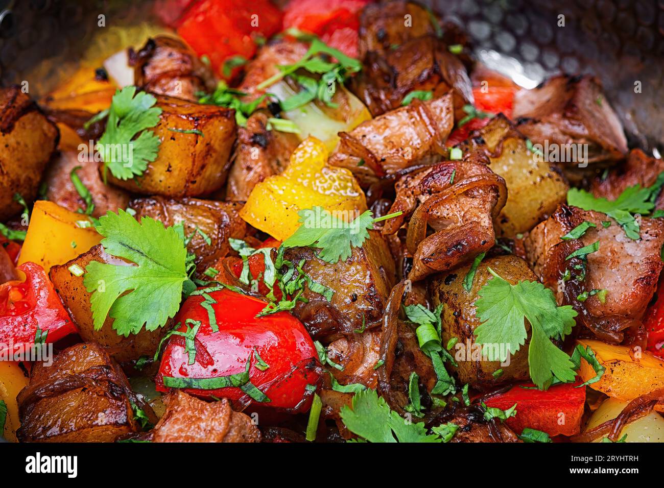 Savory Braised Veal with Eastern-inspired Potato, Vegetable, and ...