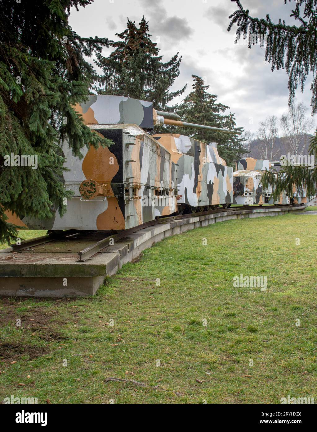 The Armored train Hurban. World War II. Slovak National Uprising ...