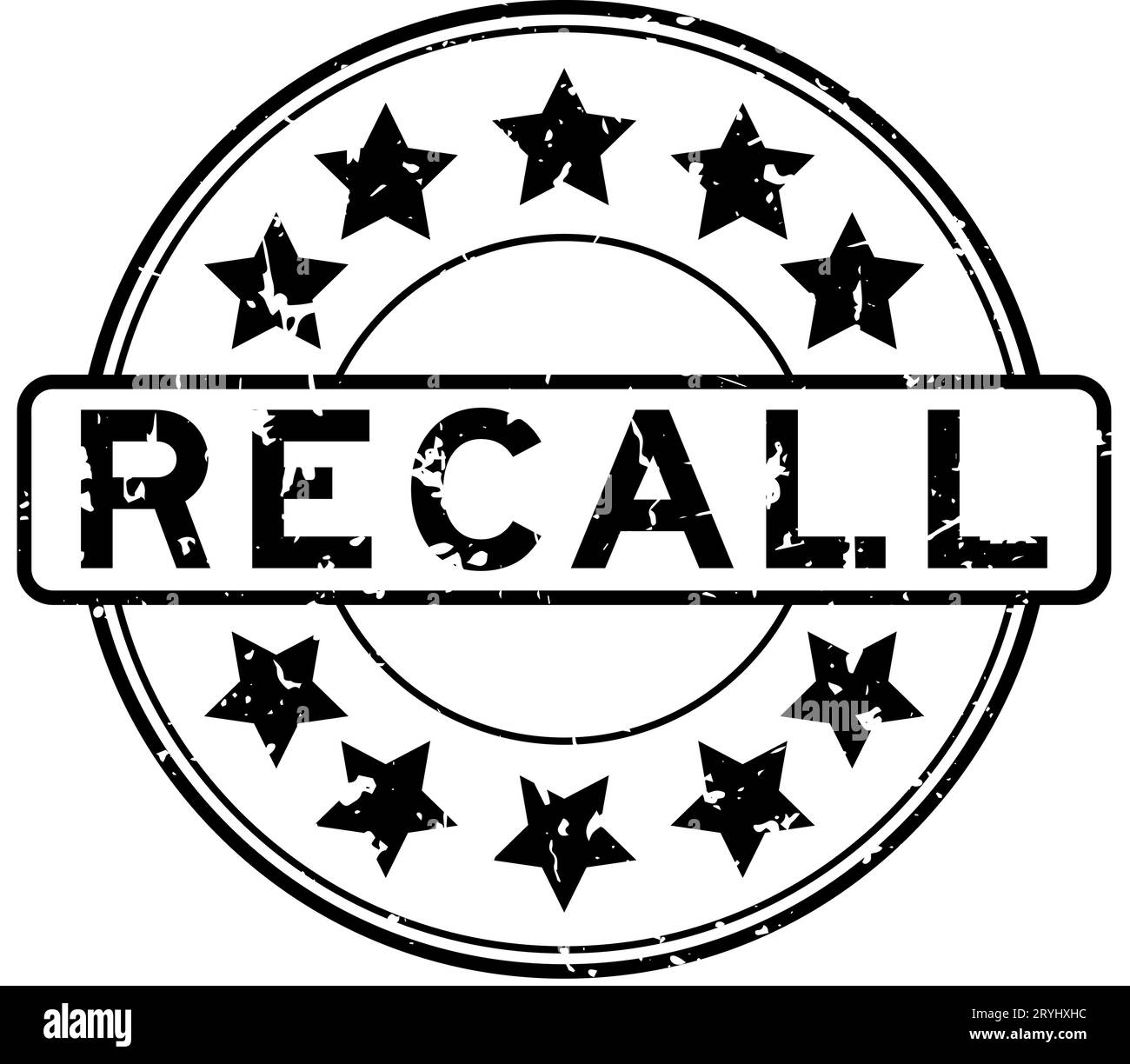 Recall word Black and White Stock Photos & Images - Alamy