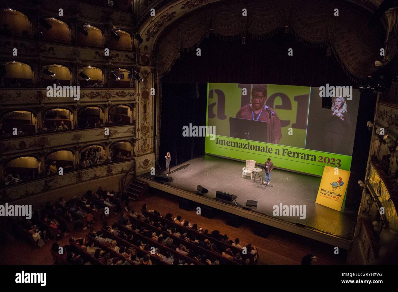 Ferrara, Italy. 30th Sep, 2023. Second day of the Internationale ...
