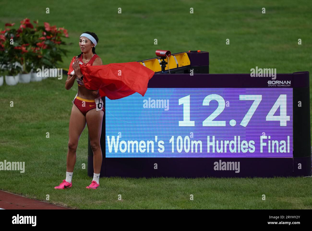 Hangzhou, China's Zhejiang Province. 1st Oct, 2023. Lin Yuwei of China ...