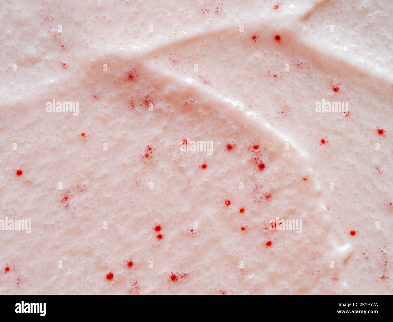 Scrub smears. Pink exfoliating body polish texture Stock Photo - Alamy