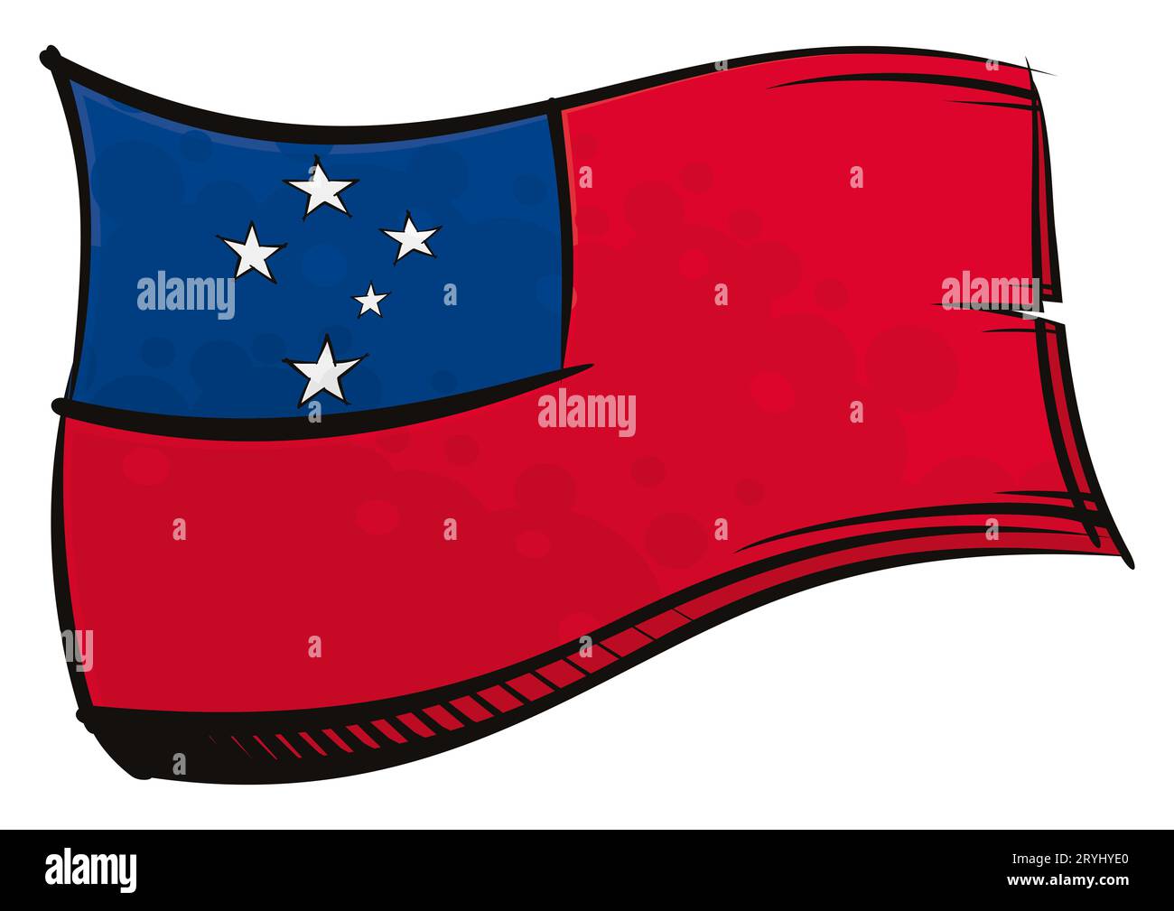 Samoa national flag created in graffiti paint style Stock Photo - Alamy Samoa national flag created in graffiti paint style Stock Photo - Alamy