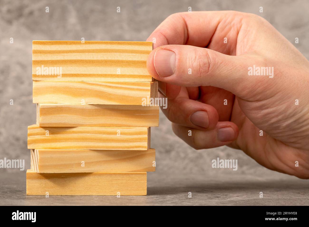 Stacking blocks hi-res stock photography and images - Alamy