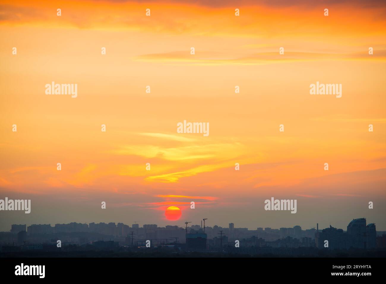 Beautiful red clouds morning sky hi-res stock photography and images - Alamy