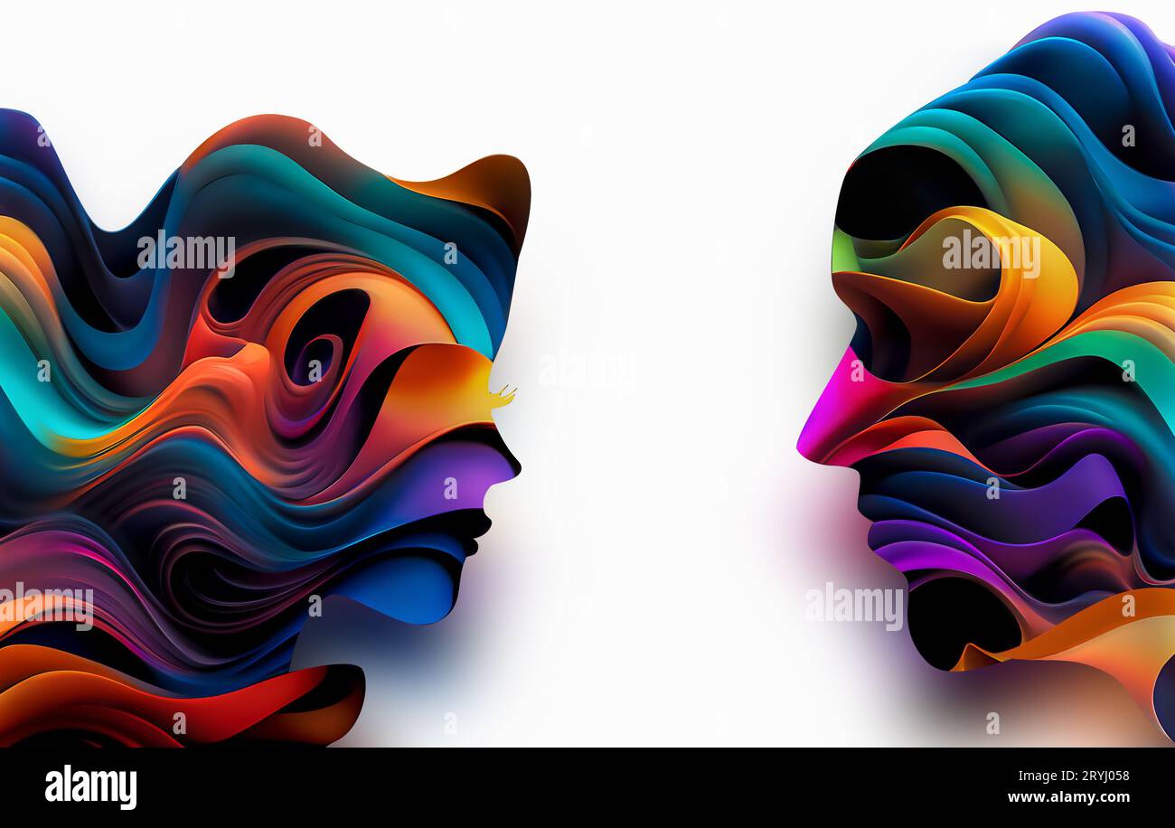 Concept of Dialogue and Understanding Stock Photo - Alamy