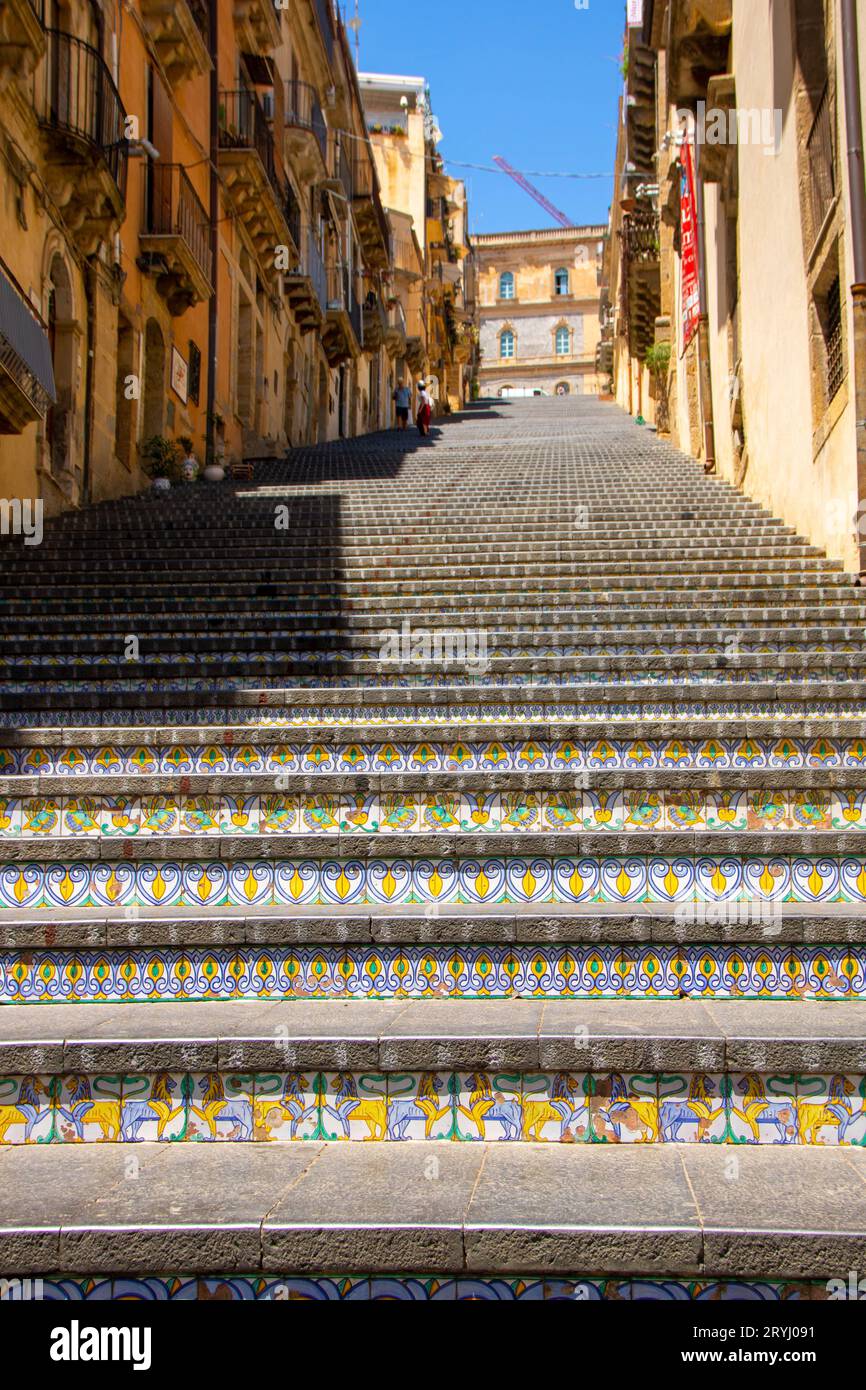 Staircase of Santa Maria del Monte in Caltagirone Stock Photo - Alamy