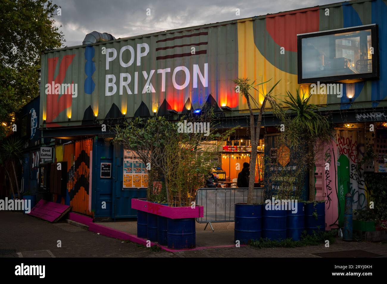 Brixton, London, UK: Pop Brixton, a community space supporting local ...