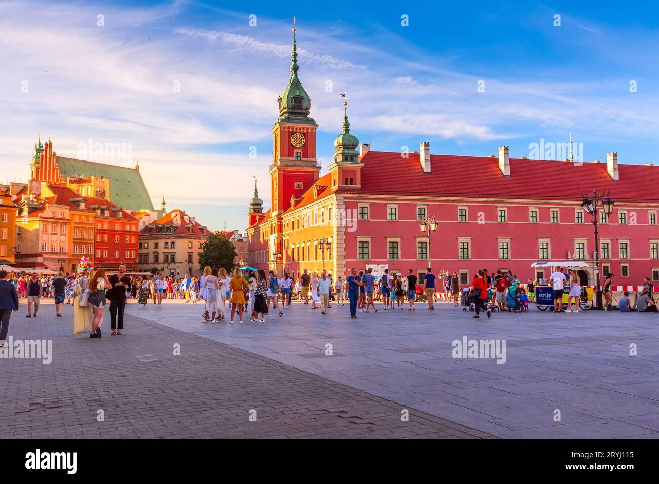 Warsaw sunset capital poland hi-res stock photography and images - Alamy