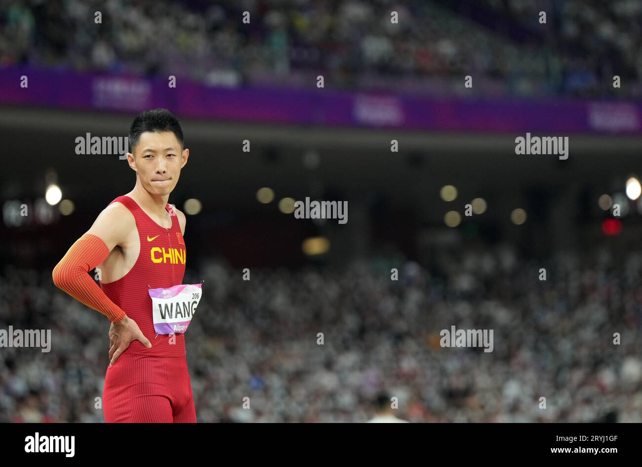 Hangzhou, China's Zhejiang Province. 1st Oct, 2023. Wang Jianan of ...