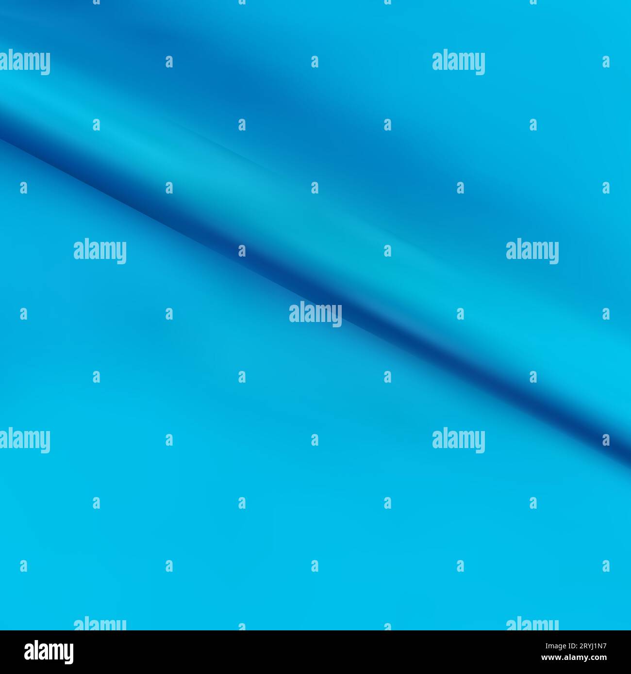 Silk fabric. Texture of blue wrinkled fabric. Blue wrinkled, wavy ...
