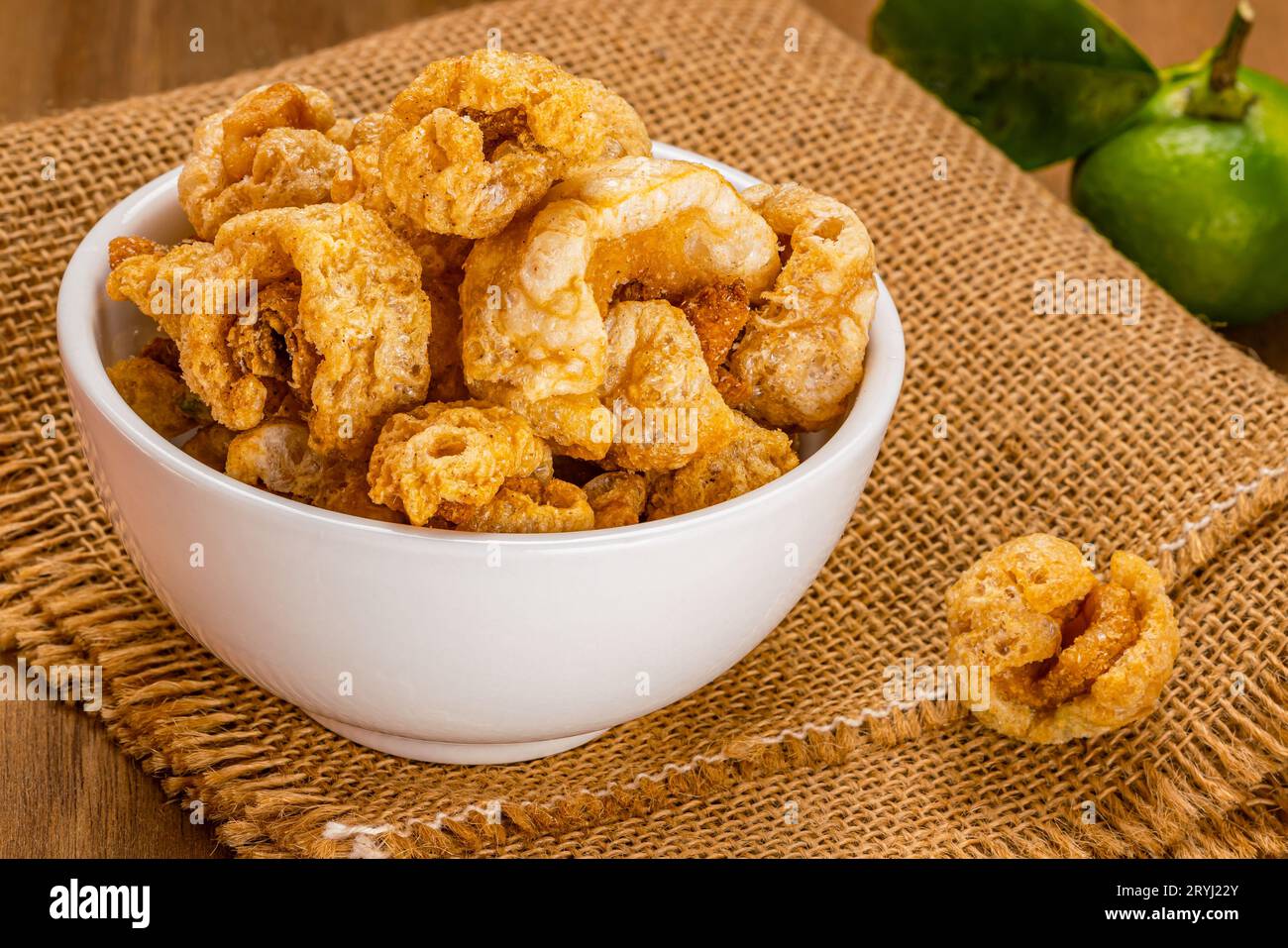 Deep fried pig skin hi-res stock photography and images - Alamy