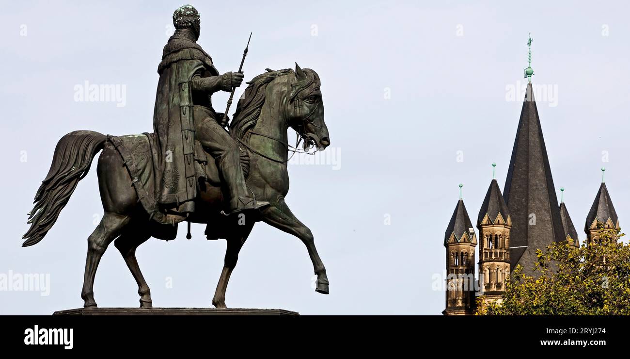 Equestrian statue for King Friedrich Wilhelm III. of Prussia and Gross ...