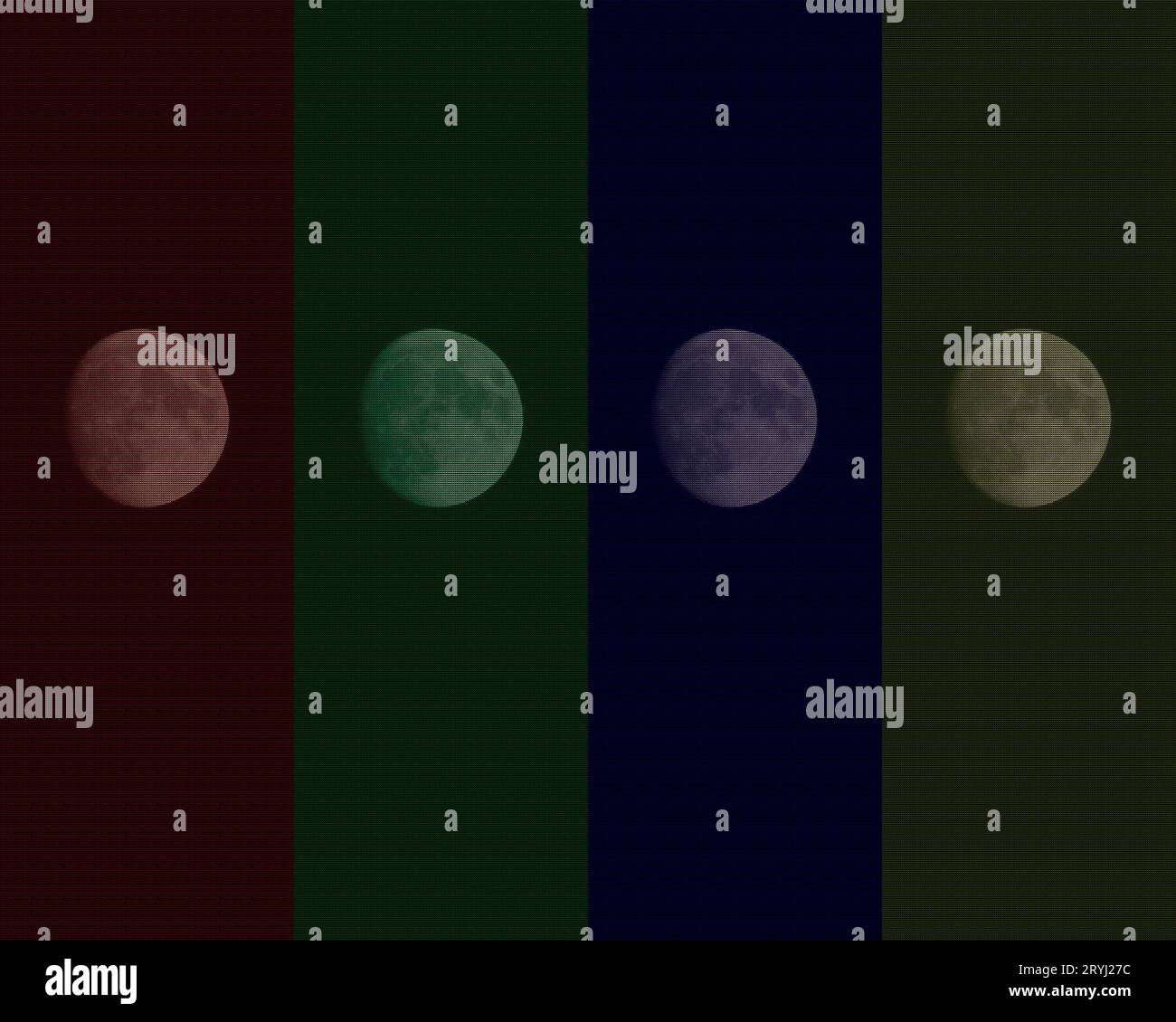 4 colored calendar hi-res stock photography and images - Alamy