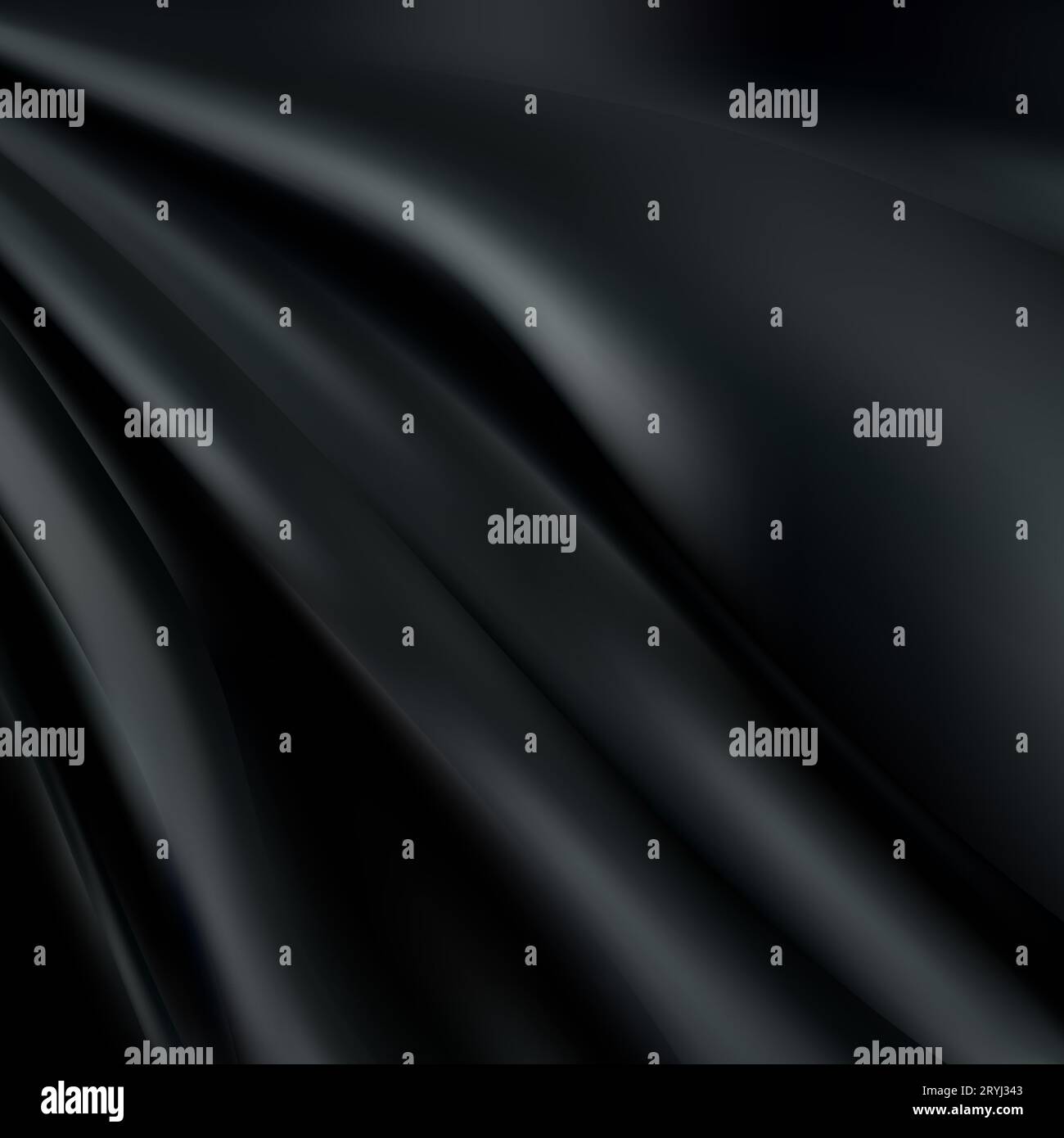 Black wrinkled fabric. Vector illustration. Design element Stock Photo ...