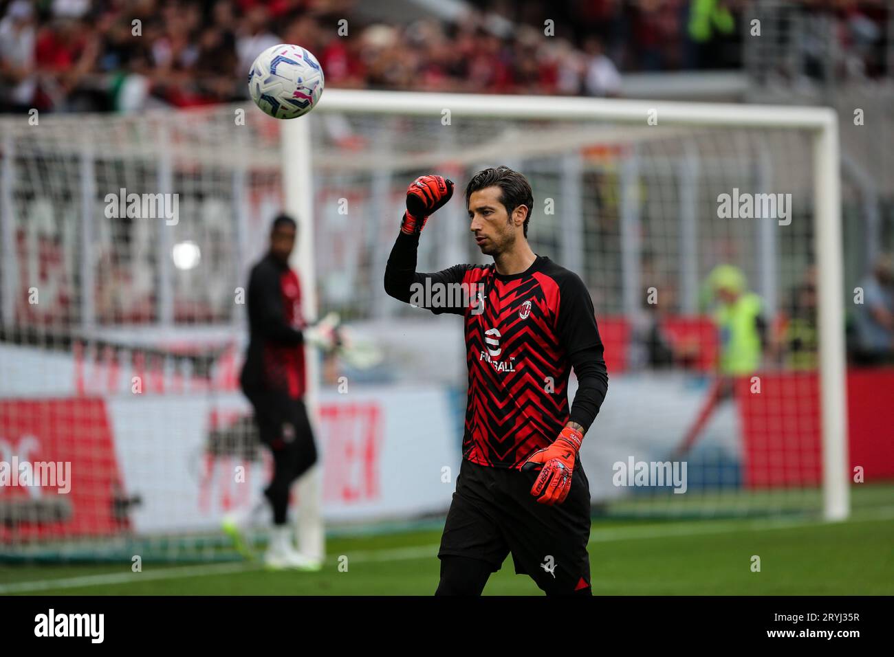 Mirante, Milan goalkeeper Stock Photo - Alamy