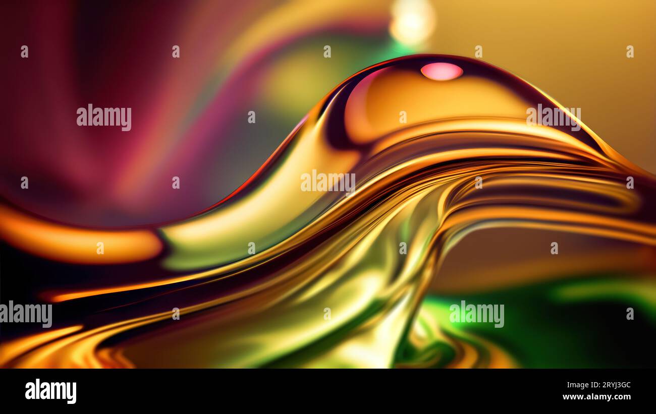 Oil Wave Background Stock Photo - Alamy