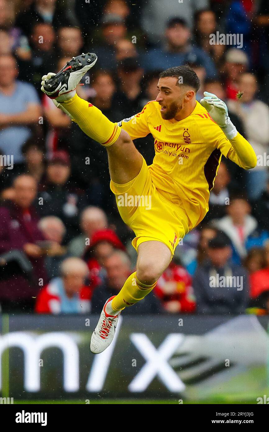 The City Ground, Nottingham, UK. 1st Oct, 2023. Premier League Football ...