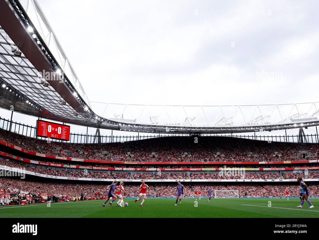 A general view of full stands during the Barclays Women's Super League ...