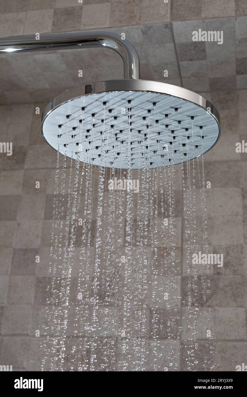 Modern shower head running water hi-res stock photography and images ...