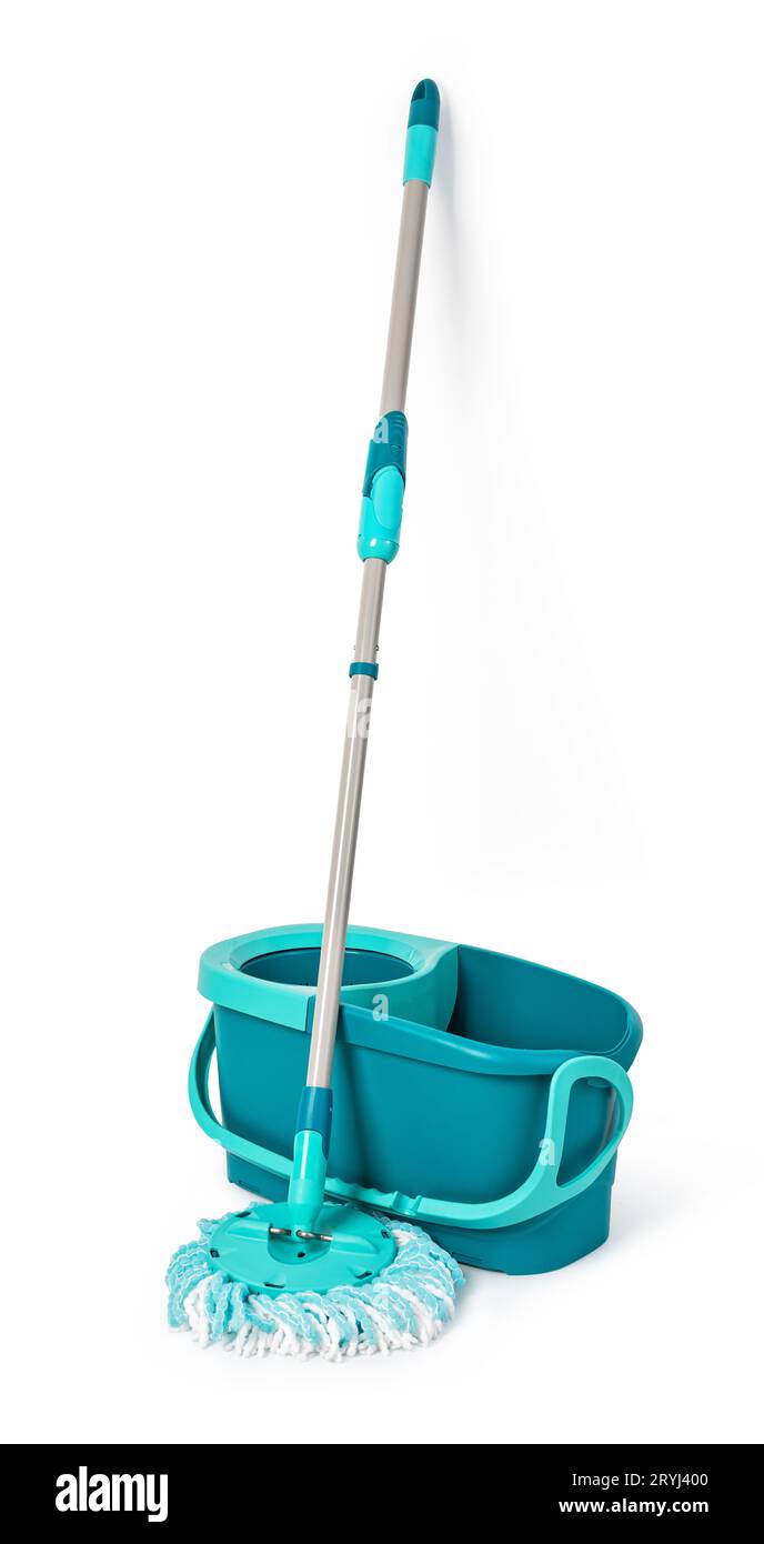 Cleaning mop and bucket Stock Photo - Alamy