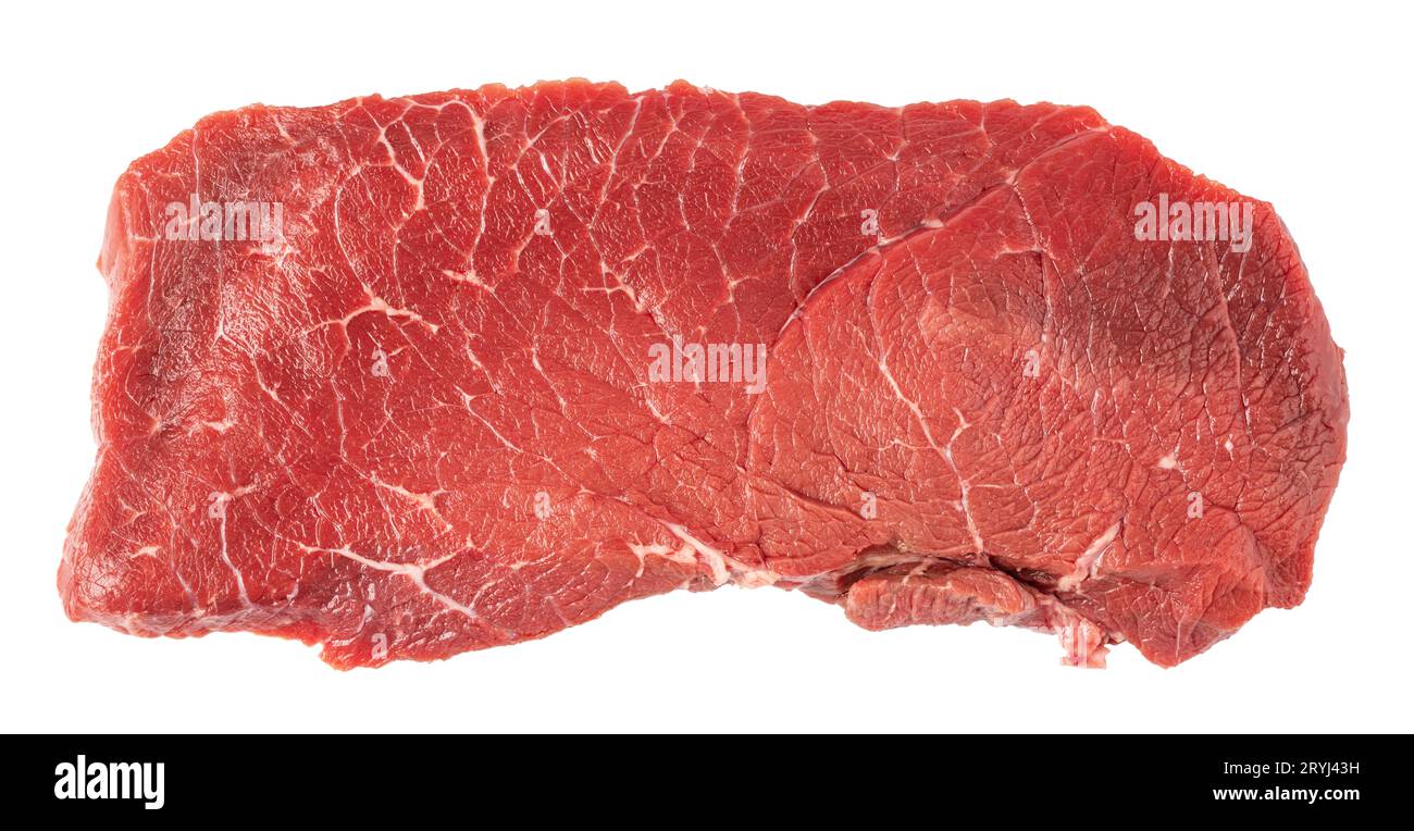 Top view steak meat Cut Out Stock Images & Pictures - Alamy