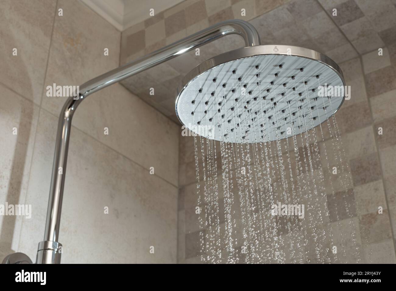 Modern shower head running water hi-res stock photography and images ...