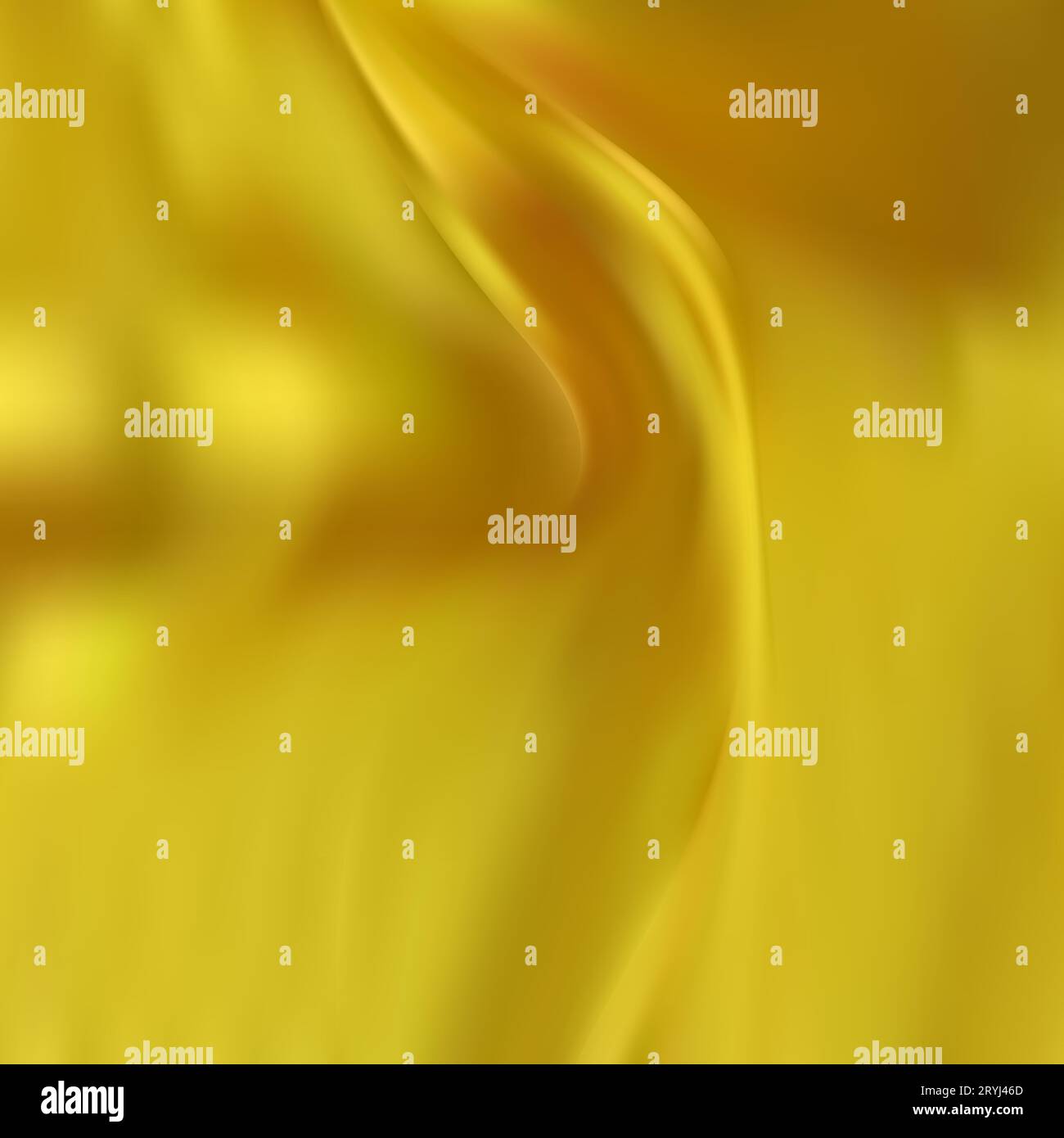 Yellow crumpled fabric texture background. Vector illustration Stock ...
