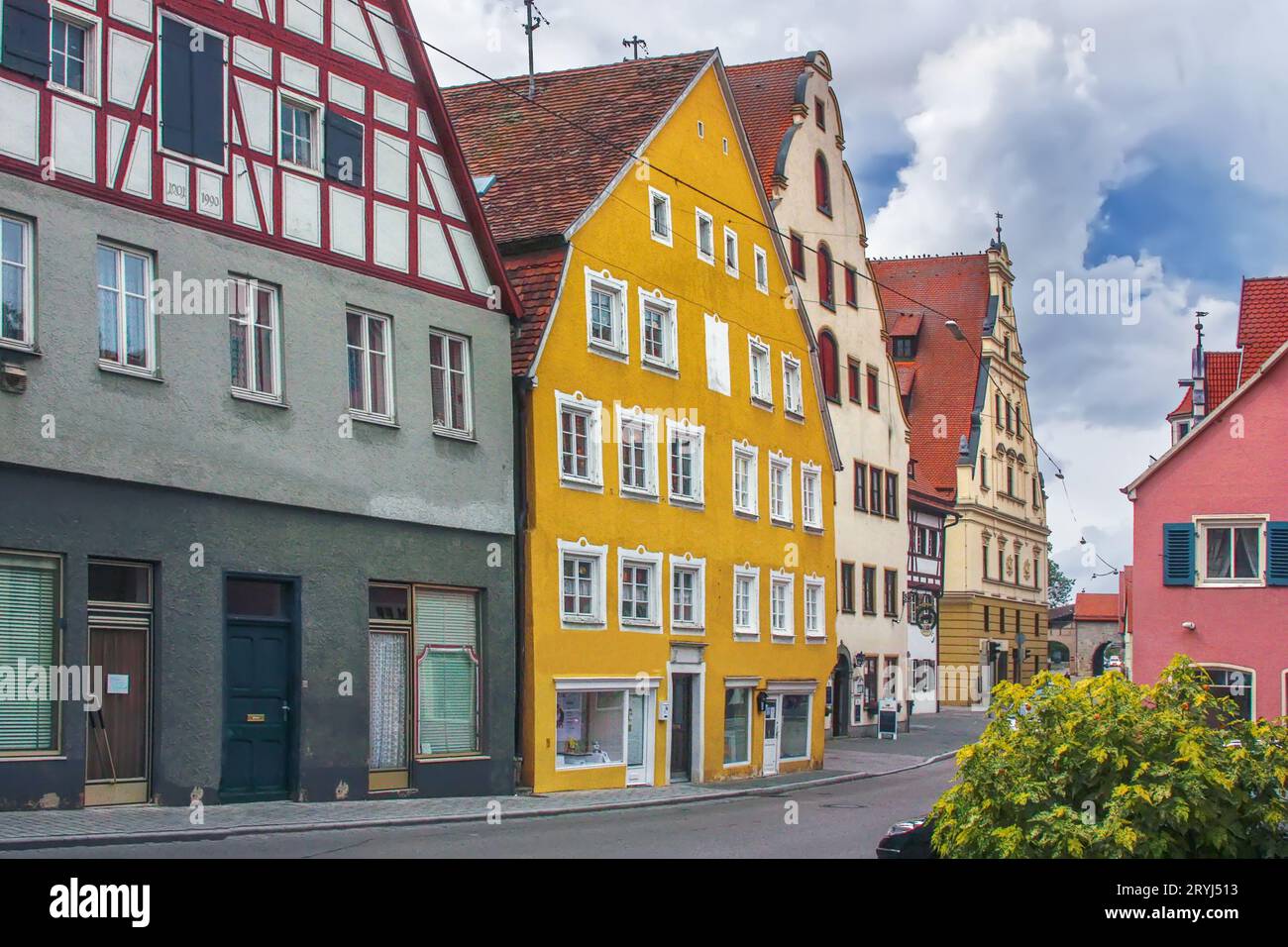 Street in Donauworth, Germany Stock Photo - Alamy