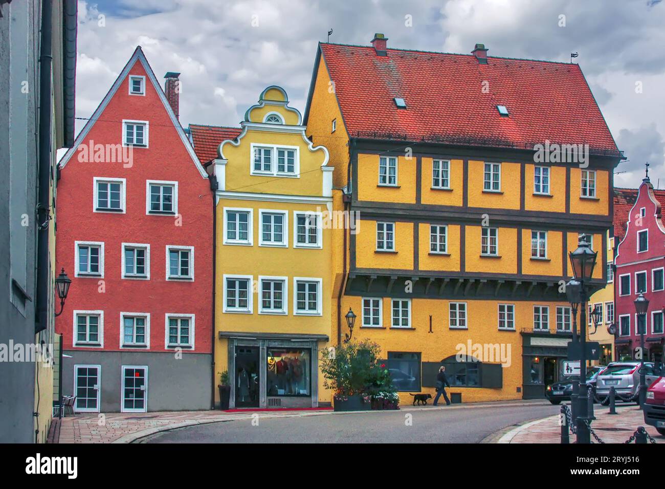 Street in Donauworth, Germany Stock Photo - Alamy