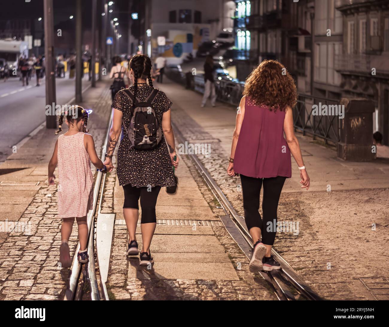 Women generations walking hi-res stock photography and images - Alamy