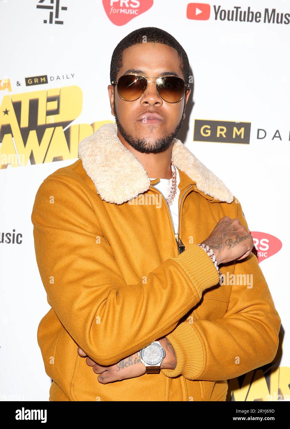 Chip attends the UK Grime and Hip Hop event, the KA & GRM Daily RATED ...